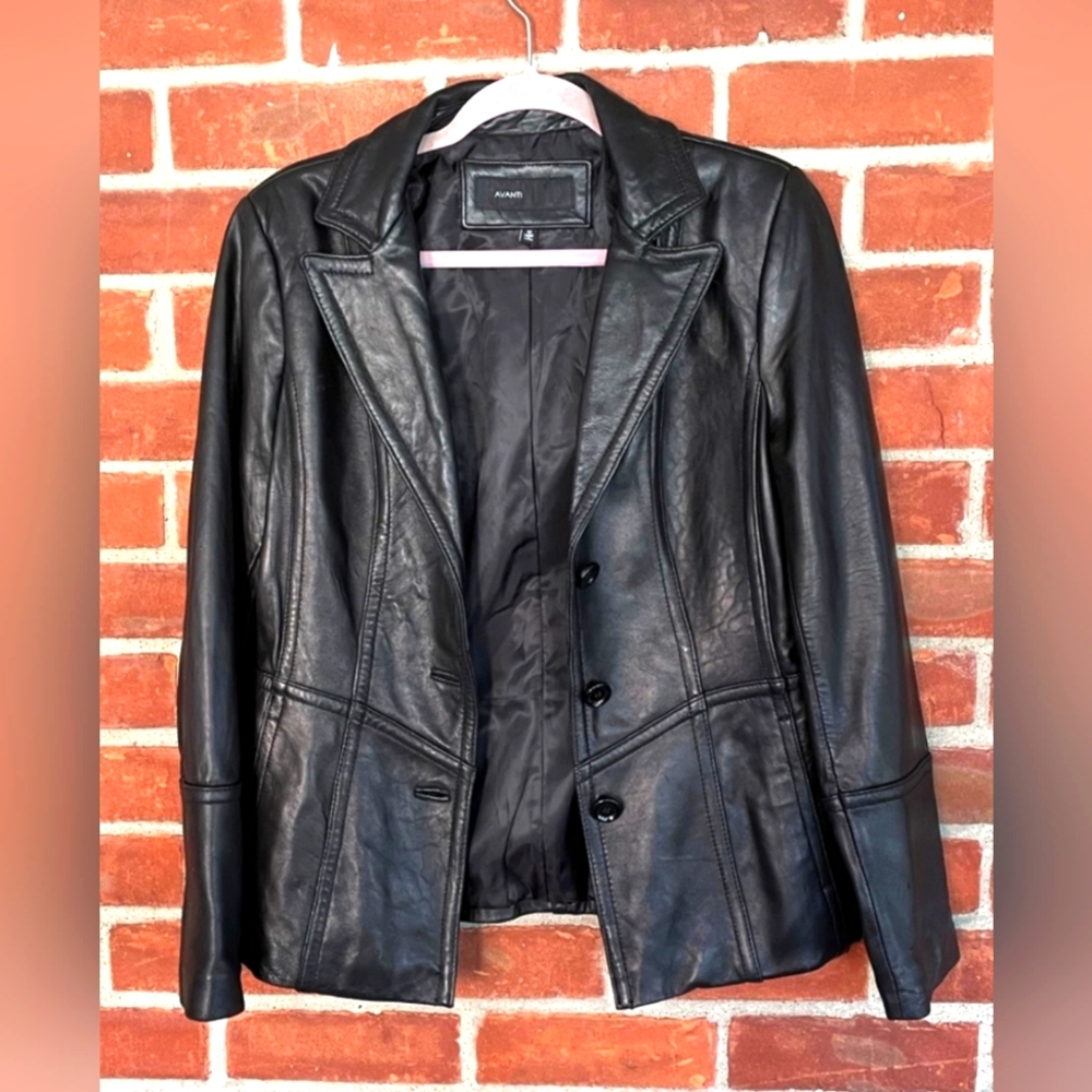 Avanti Vintage Genuine Leather Jacket - Gem